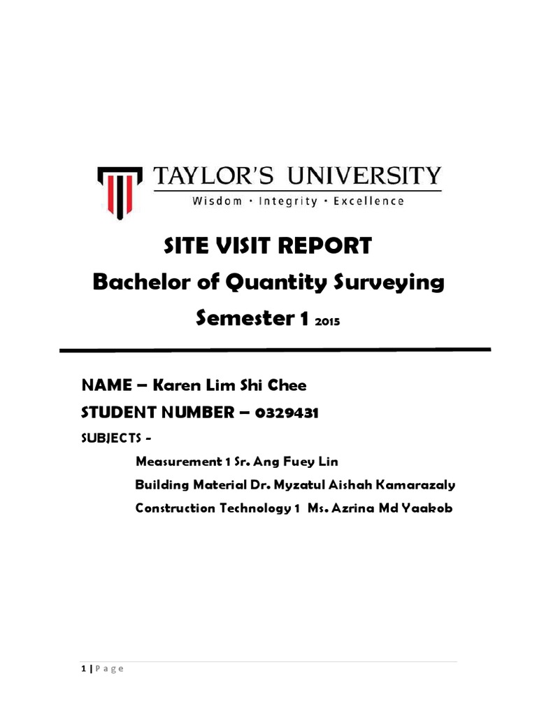 Site Visit Report | PDF | Deep Foundation | Foundation (Engineering)