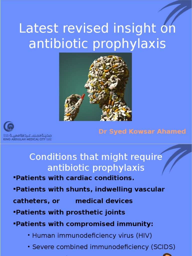Latest Revised Insight On Antibiotic Prophylaxis | PDF | Dentistry ...