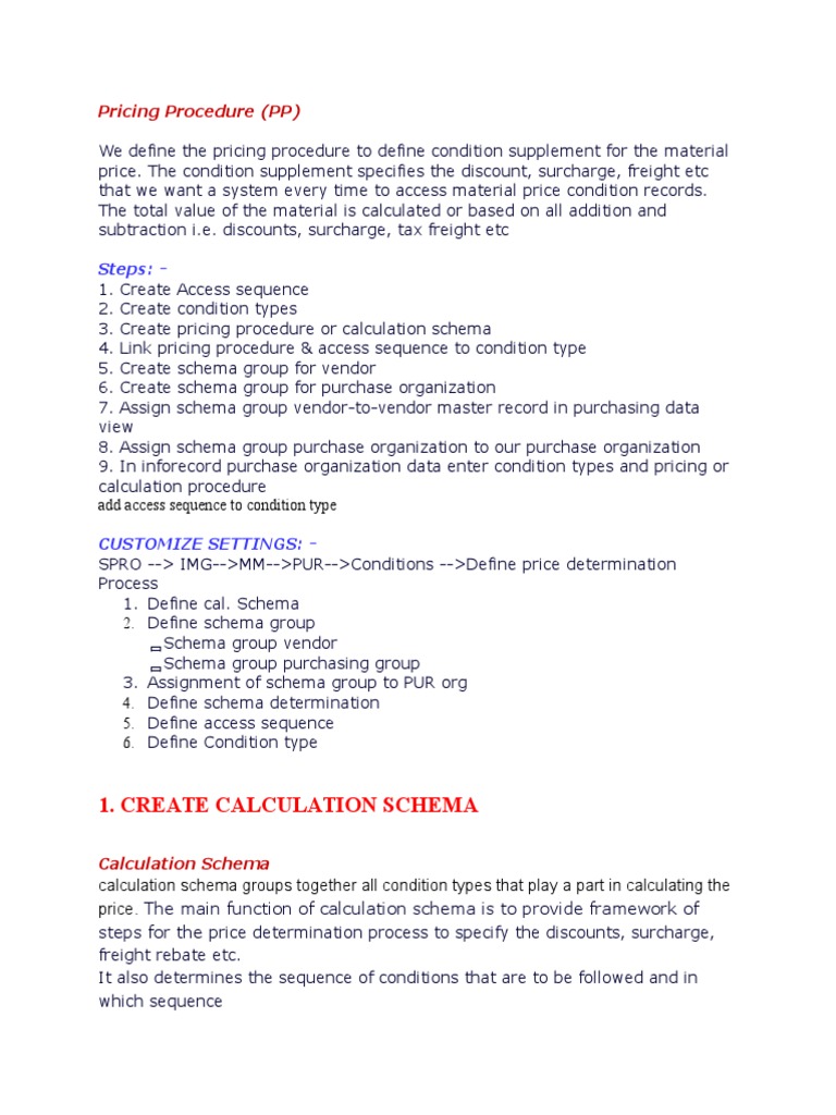 Pricing Procedure | Download Free PDF | Discounts And Allowances | Prices