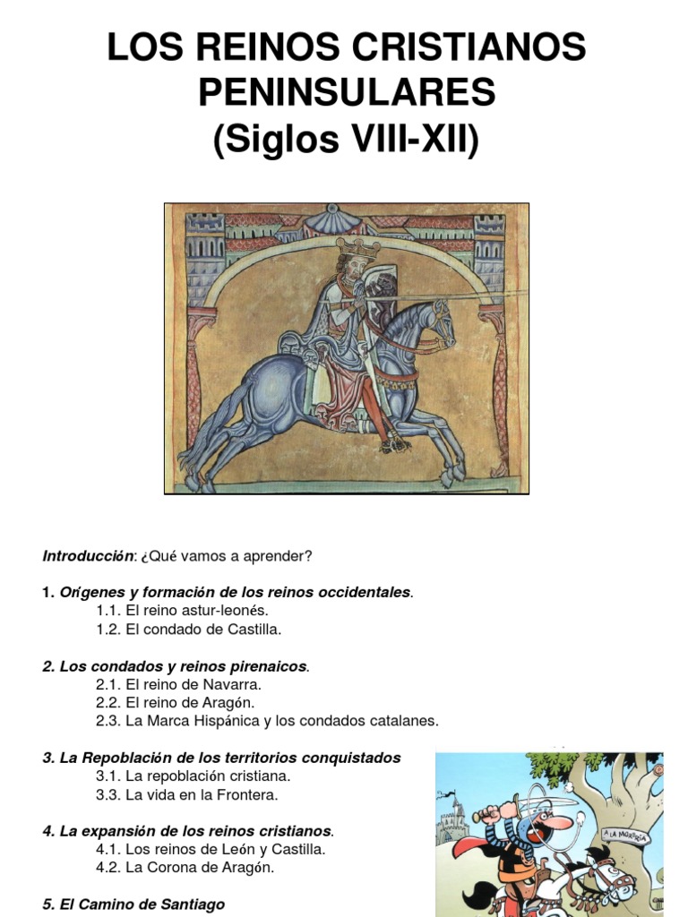 UD. 5 Los Reinos Cristianos Peninsulares | PDF | Edades medias