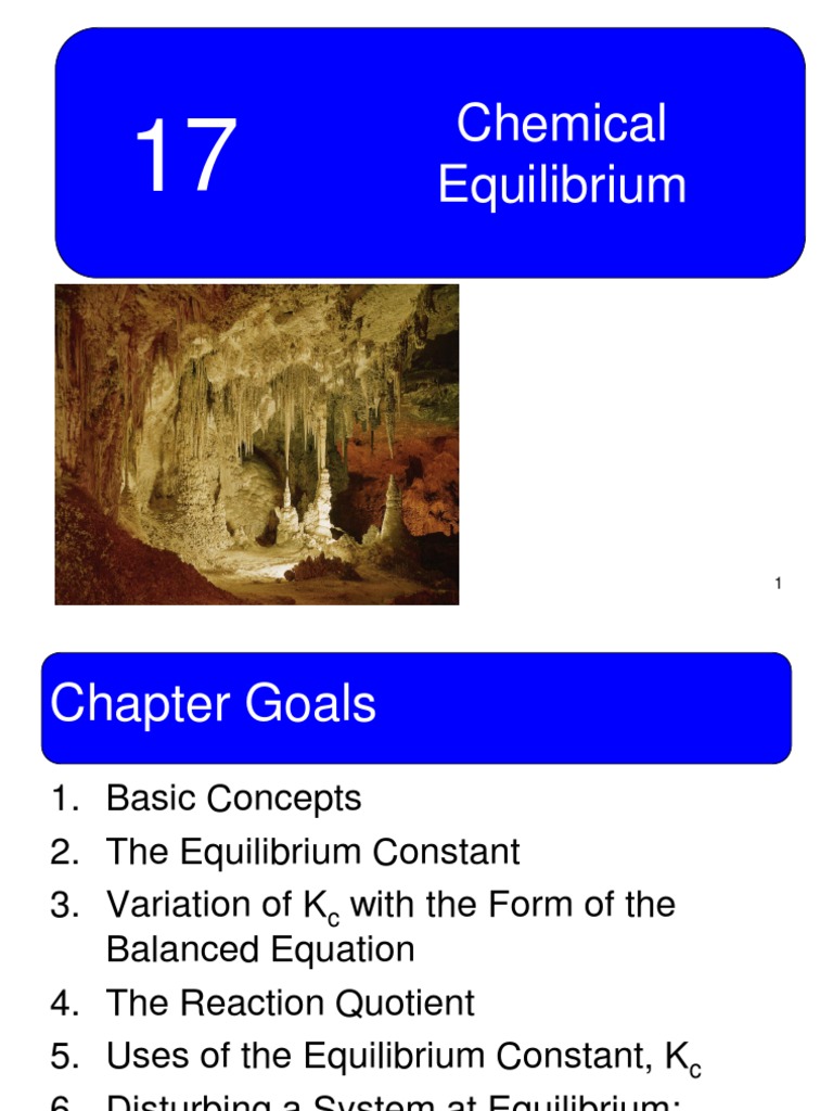 Chapter17 (Chemical Equilibria) | PDF | Chemical Equilibrium | Chemical ...