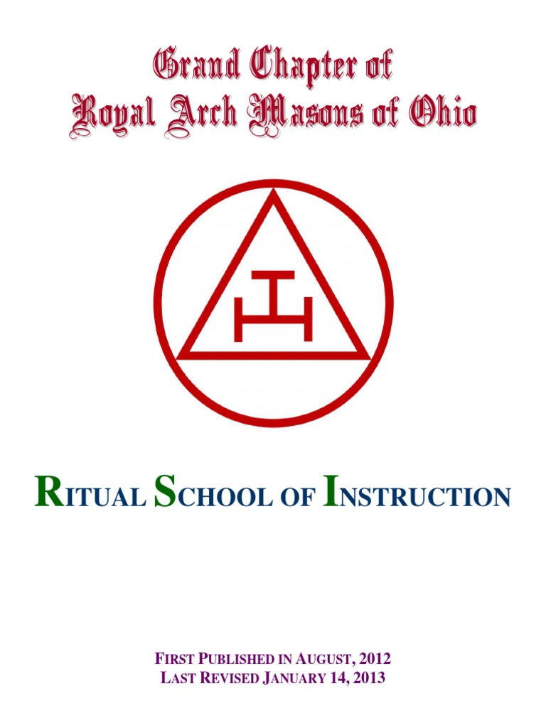 Ritual School of Instruction 20130114 | PDF | Freemasonry | Masonic Lodge
