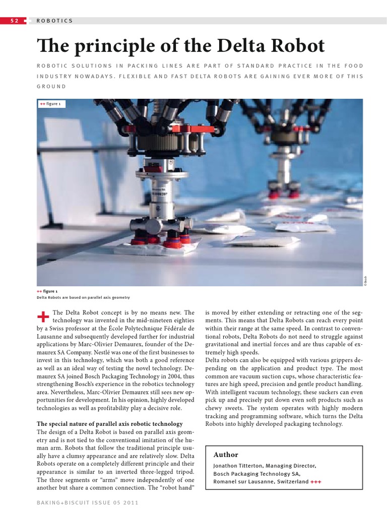 2011-05 52 The Principle Delta Robot | PDF | Packaging And Labeling | Robot