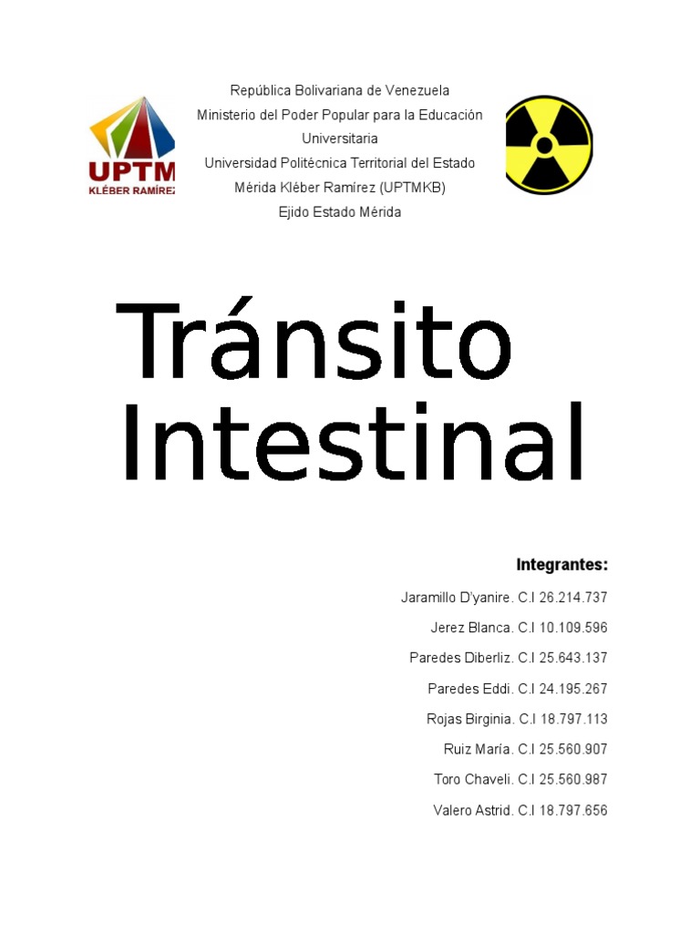 Transito Intestinal | PDF | Enfermedad de Crohn | Enfermedad celíaca