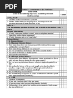 OSCE Checklist Newborn Baby Assessment NIPE | PDF | Diseases And ...