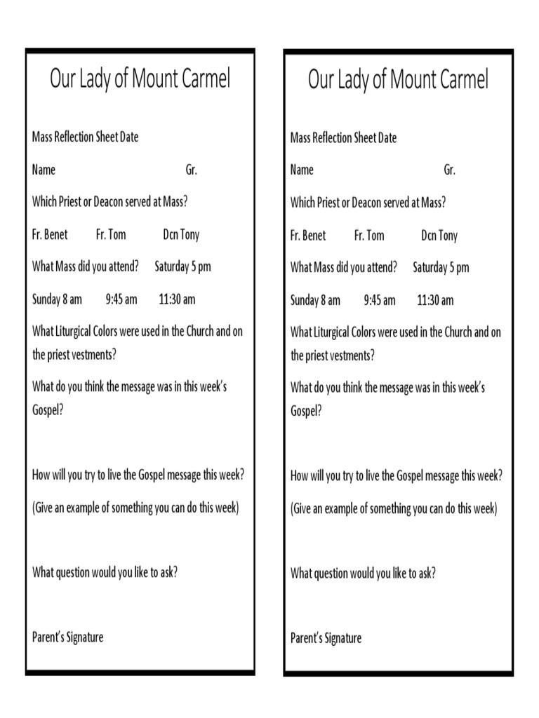 Mass Reflection Sheet 2014 | PDF