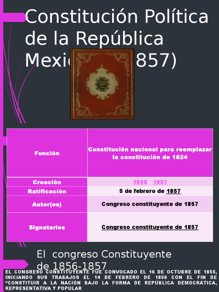 Constitucion de 1857 | PDF | Gobierno | México