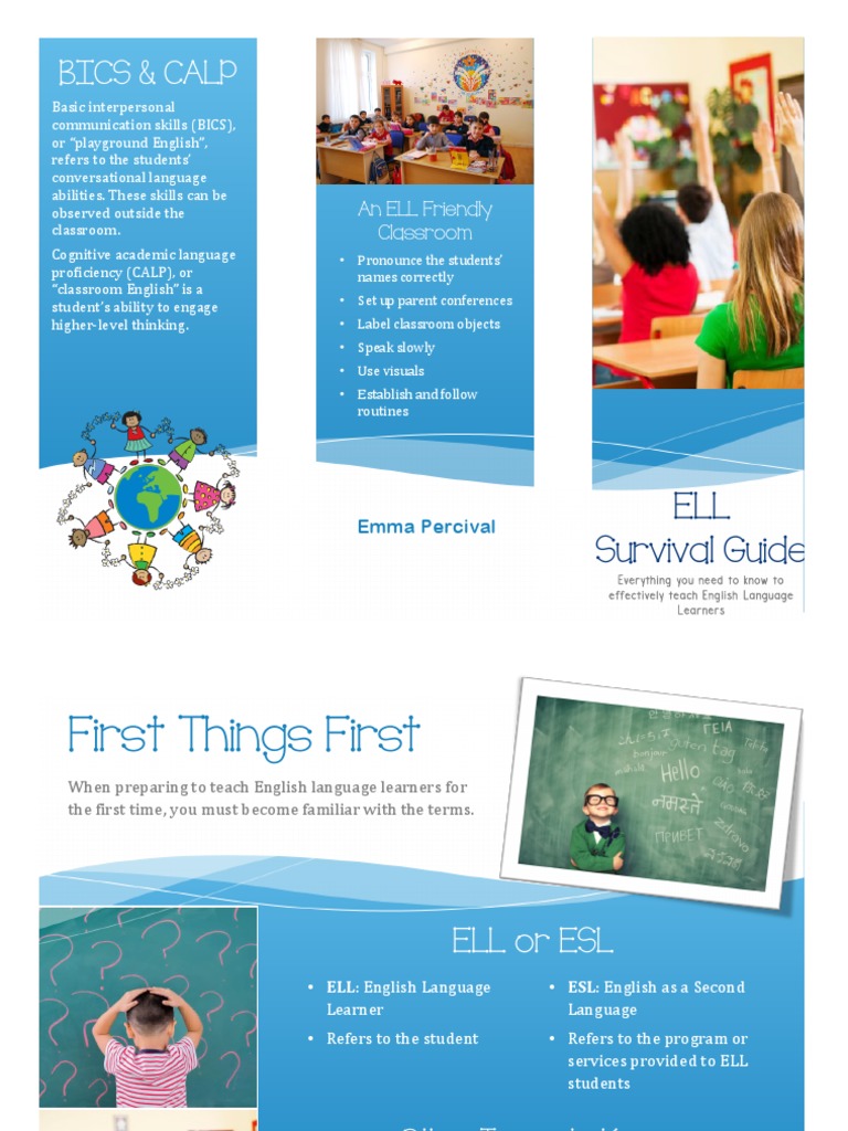 Ell Survival Guide | Download Free PDF | English As A Second Or Foreign ...