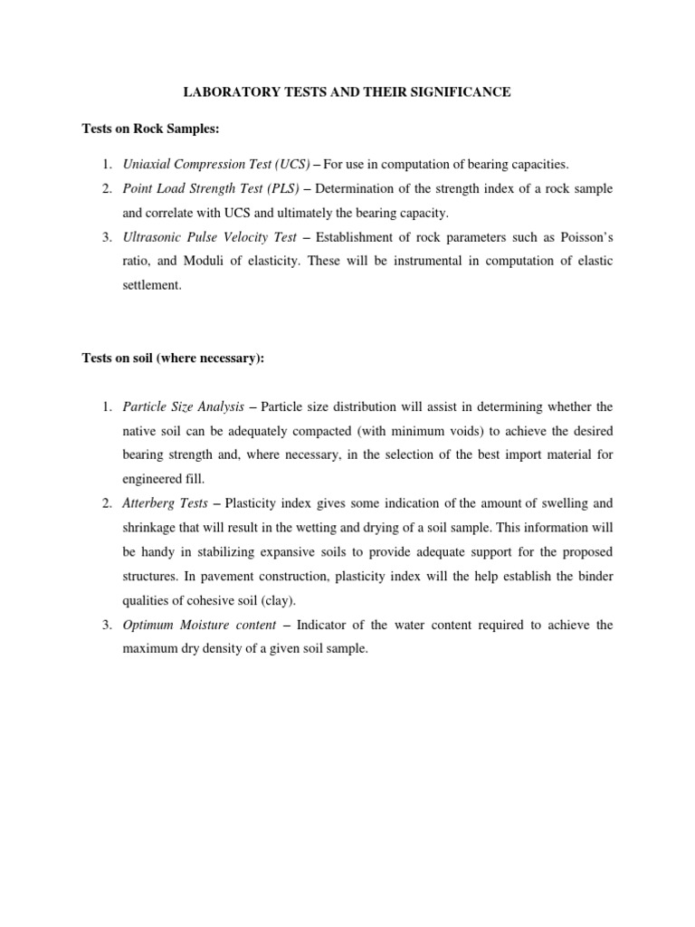 Tests On Samples | PDF