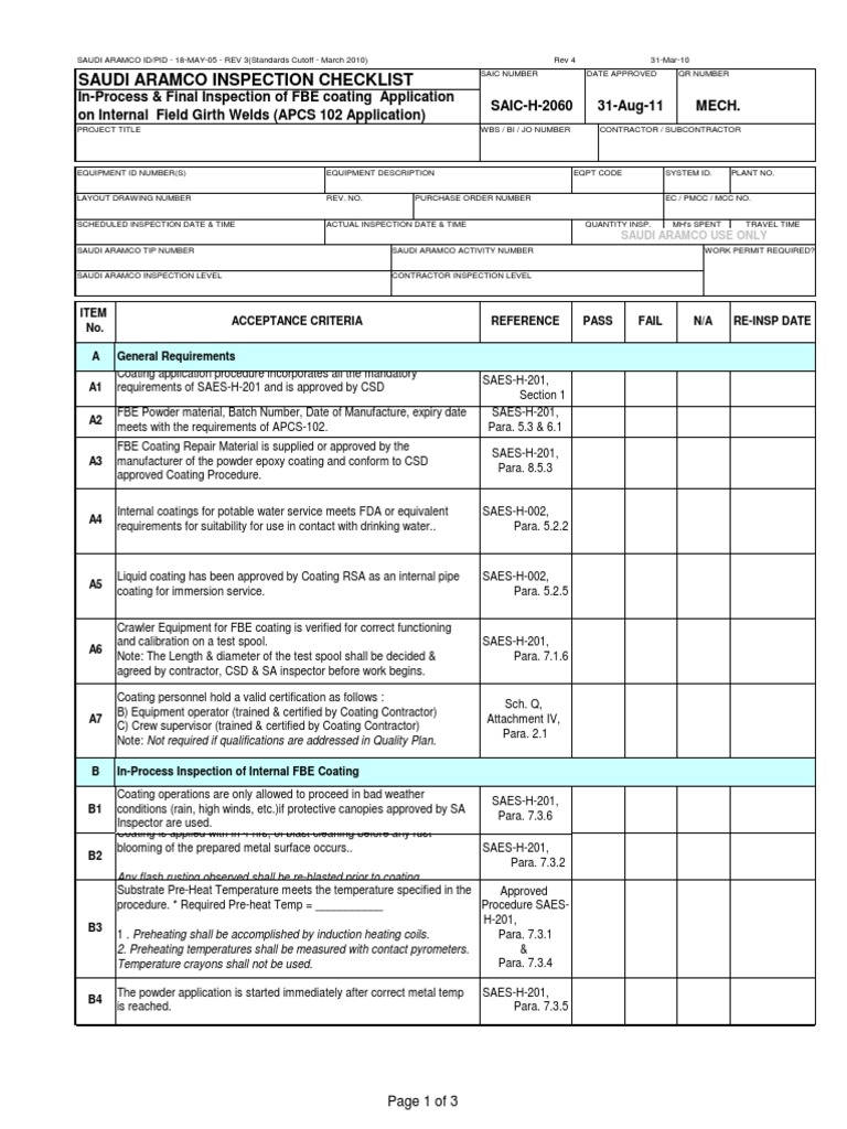 SAIC-H-2060 Rev 4 | PDF | Welding | Construction