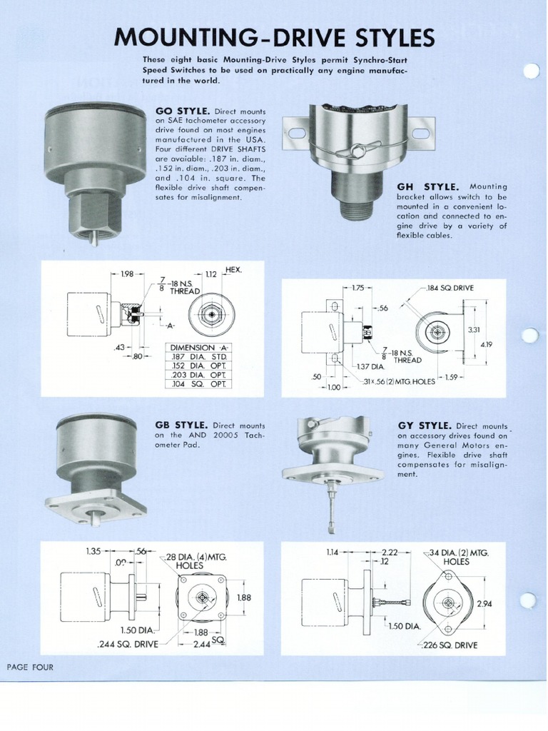 Mechanical Speed Switch | PDF