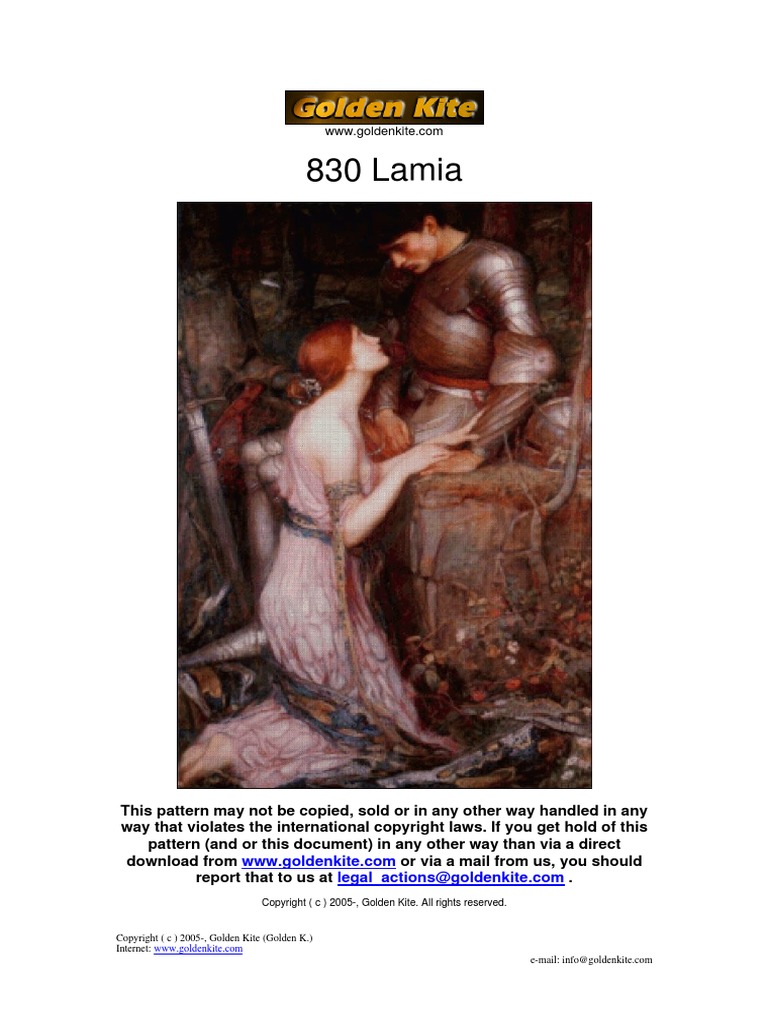 830 Lamia | PDF | Needlework | Textile Arts