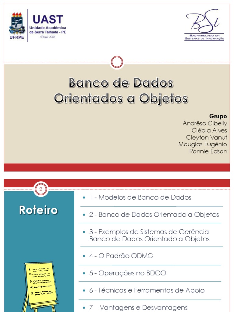 Banco De Dados Orientado A Objetos Modelo Relacional Classe Programação De Computadores 