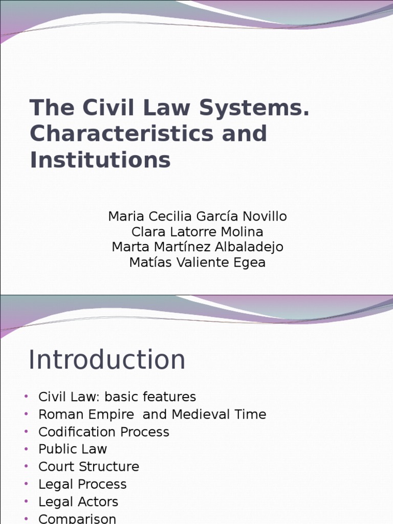 Continental Law | PDF | Civil Law (Legal System) | Common Law