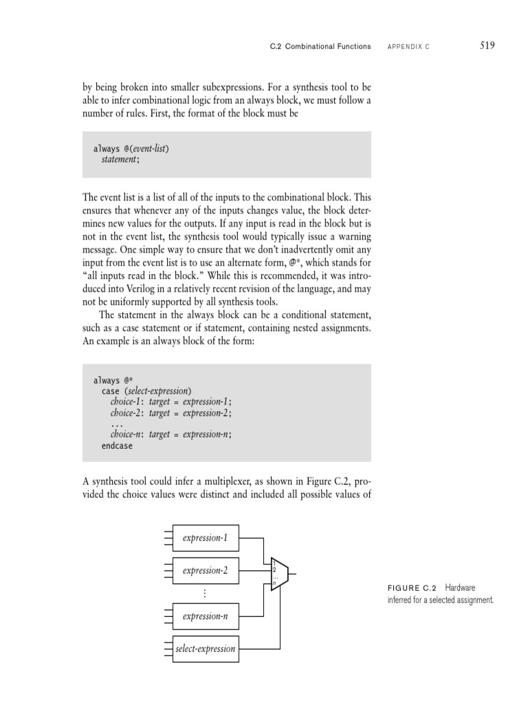 Pages From Digital Design - An Embedded Systems Approach Using Verilog | PDF | Logic Synthesis ...