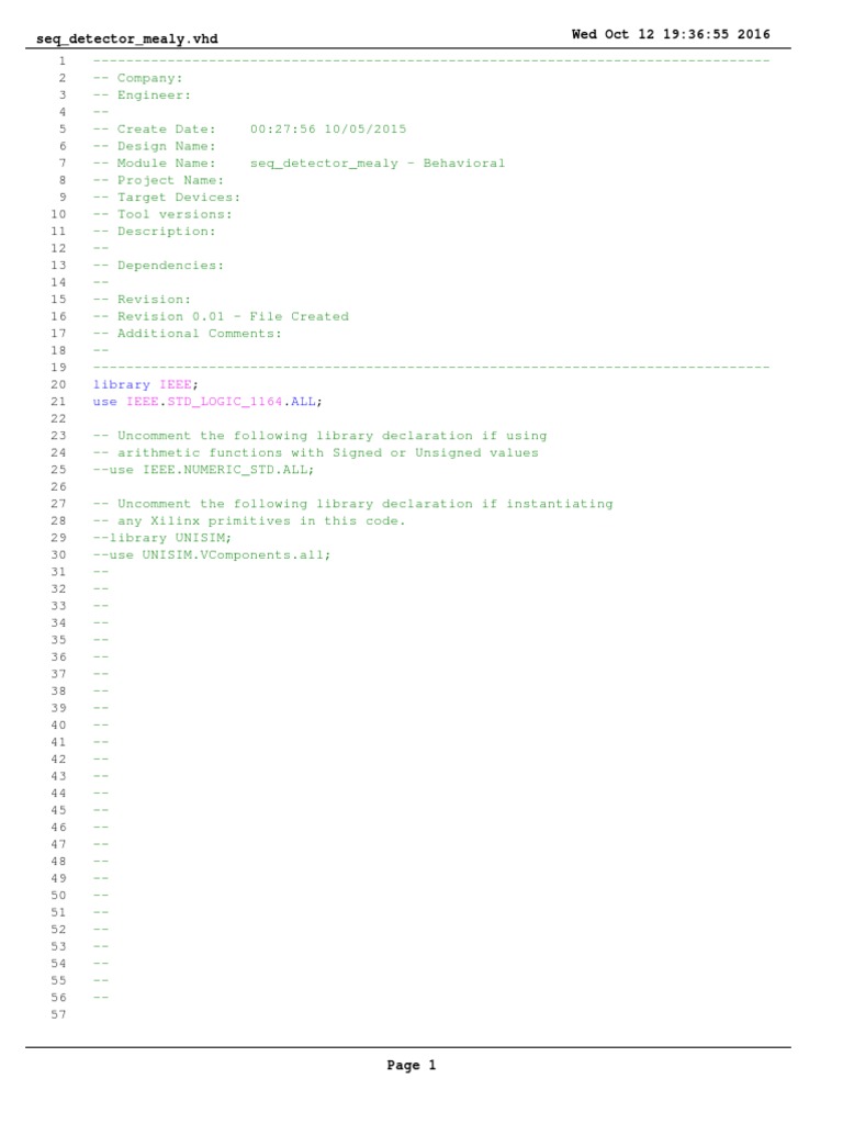Ieee Ieee STD - LOGIC - 1164: Library Use ALL | PDF