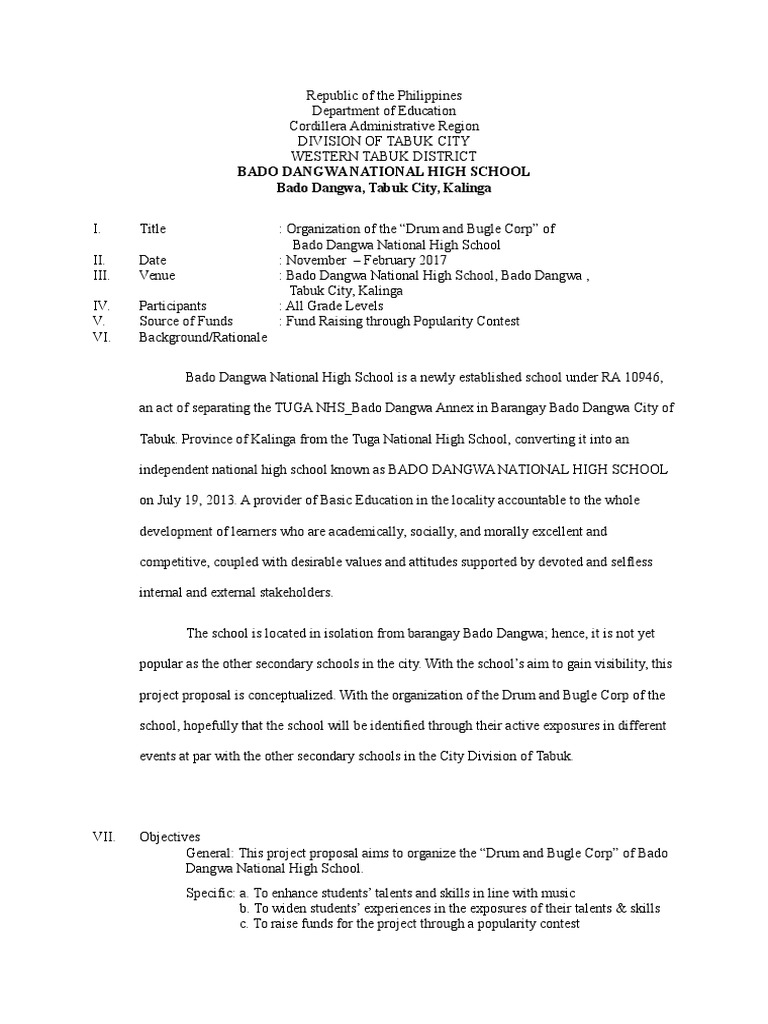 Igp Project Proposal | Download Free PDF | Secondary School | Business