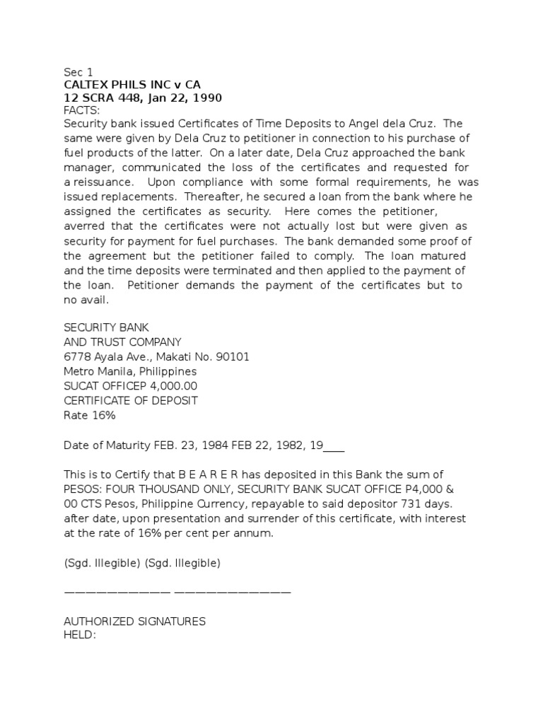 NEGO Case Digest | PDF | Negotiable Instrument | Cheque