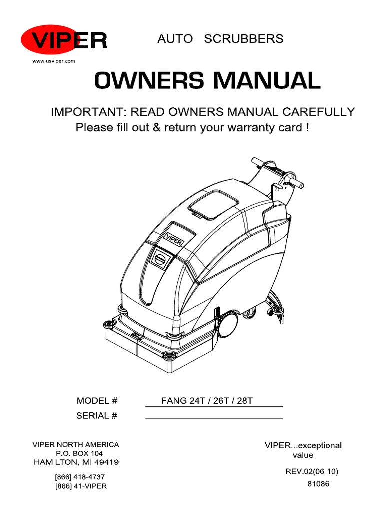 Viper FANG24!26!28T Manual | PDF