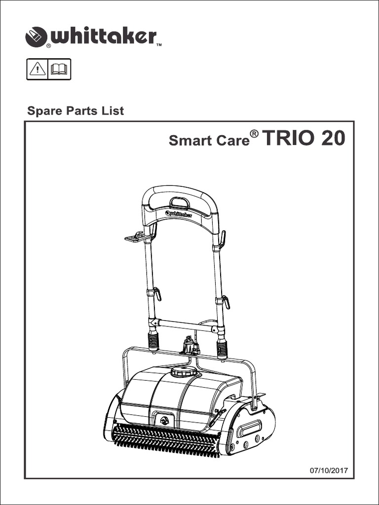 Whittaker Smart Care TRIO 20 Spare Parts Manual Rev 7-10-14 ...