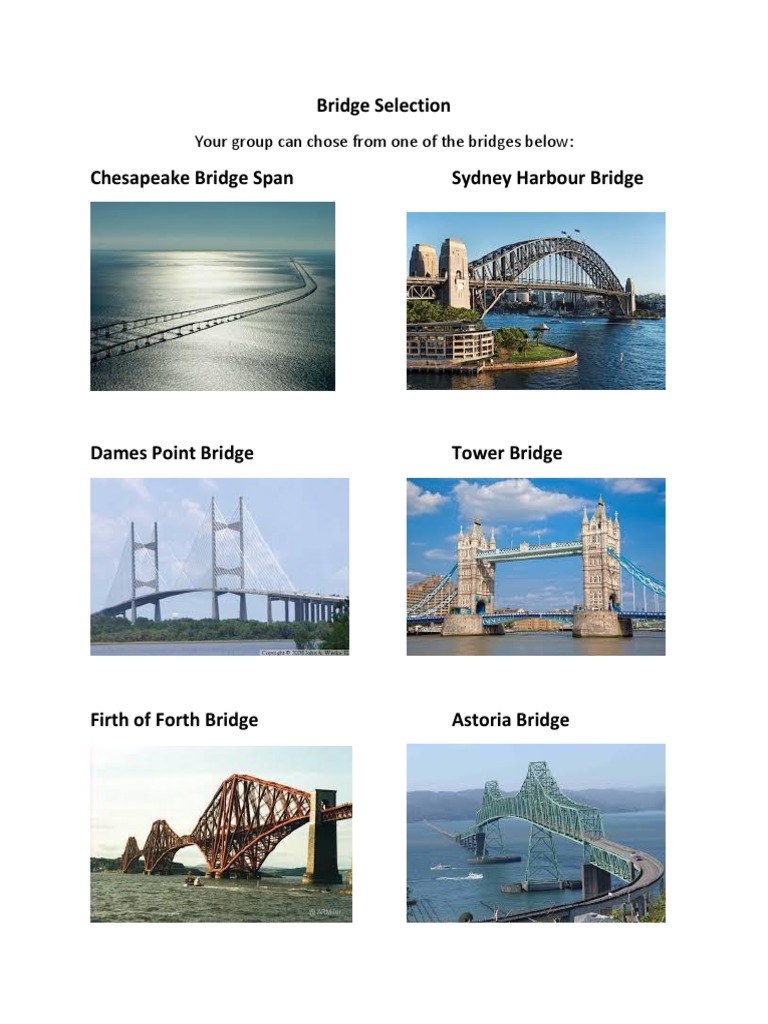 Bridge Selection | PDF