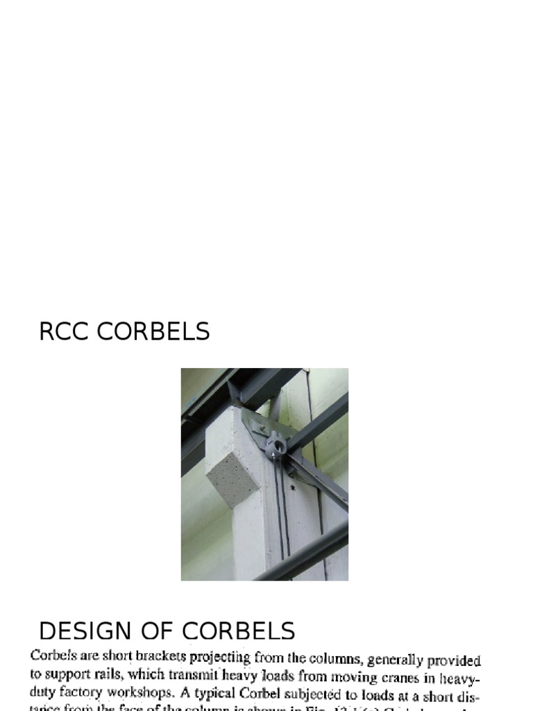 Design of Corbel | PDF
