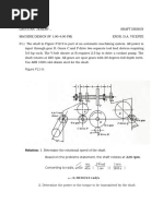 Machine Design Solved Problems | PDF