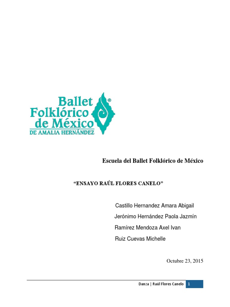 Raul Flores Canelo | PDF | Bailes | Ballet