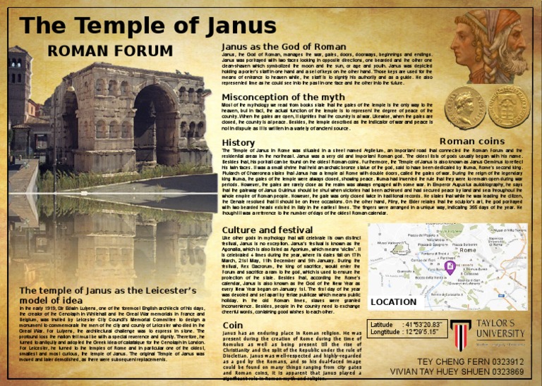 Temple of Janus Poster | PDF | Janus | Polytheism
