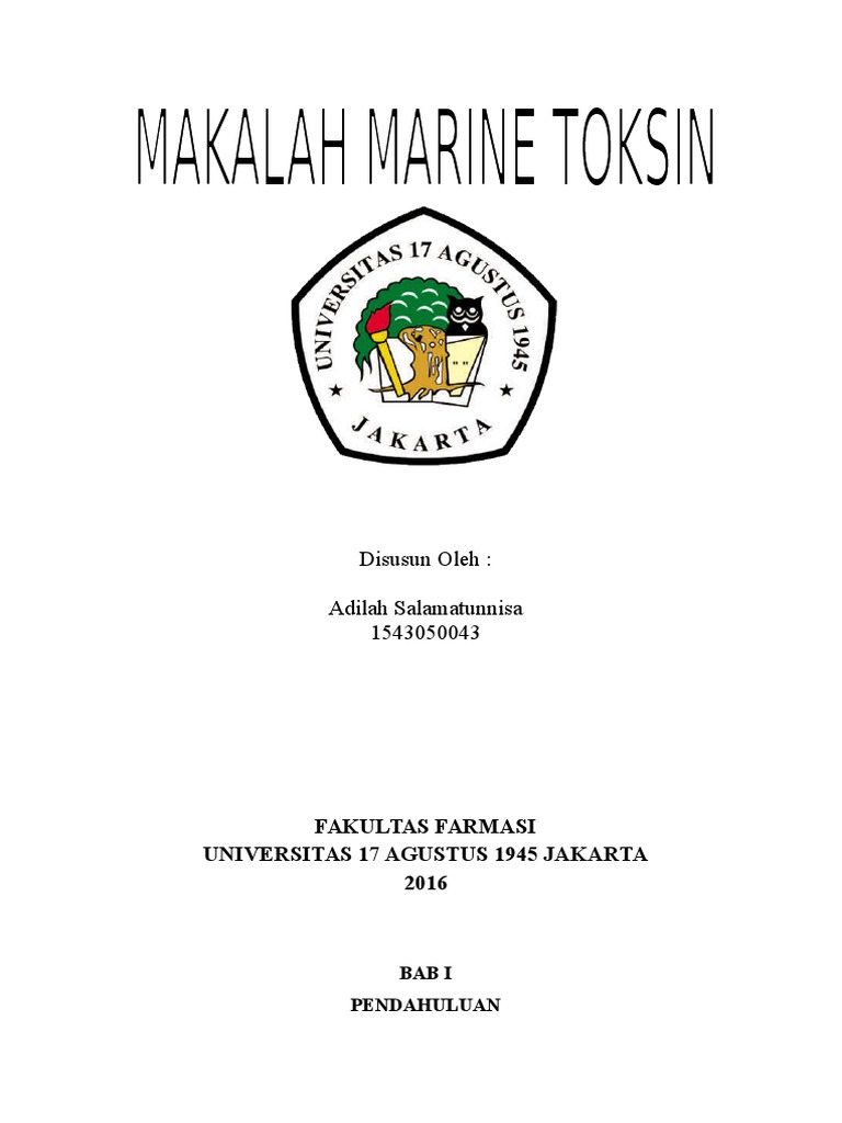 Marine Toksin | PDF