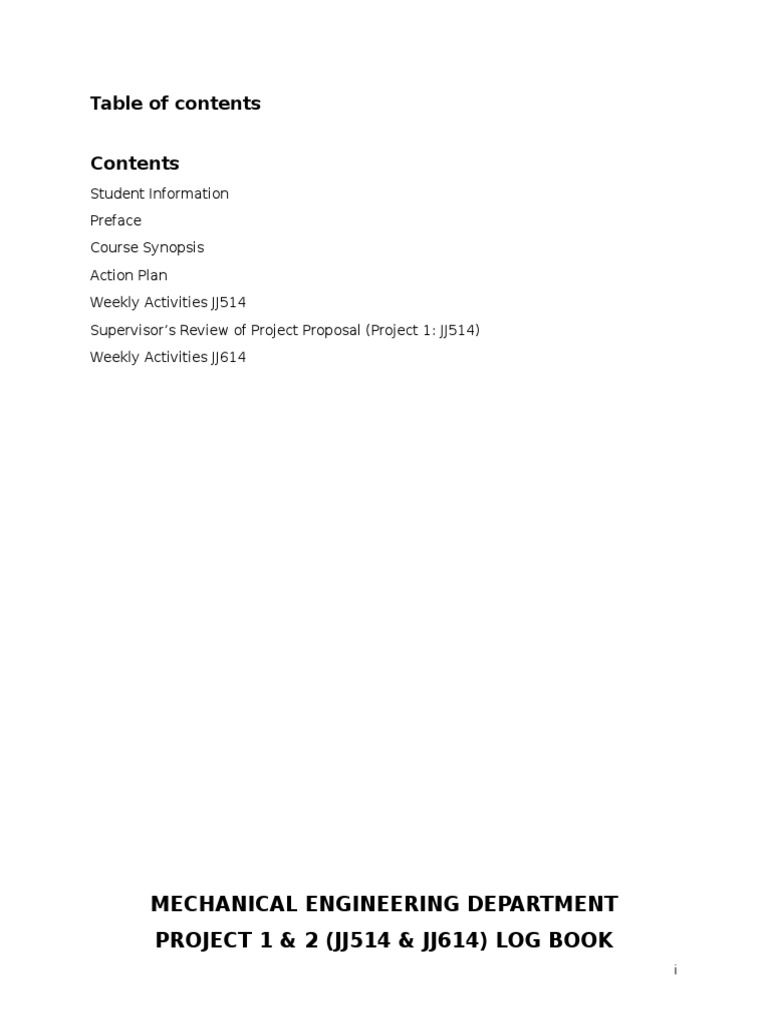 Final Project Logbook | PDF | Educational Assessment | Thesis