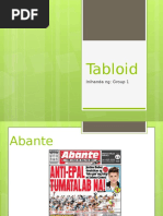 Tabloid Filipino | PDF