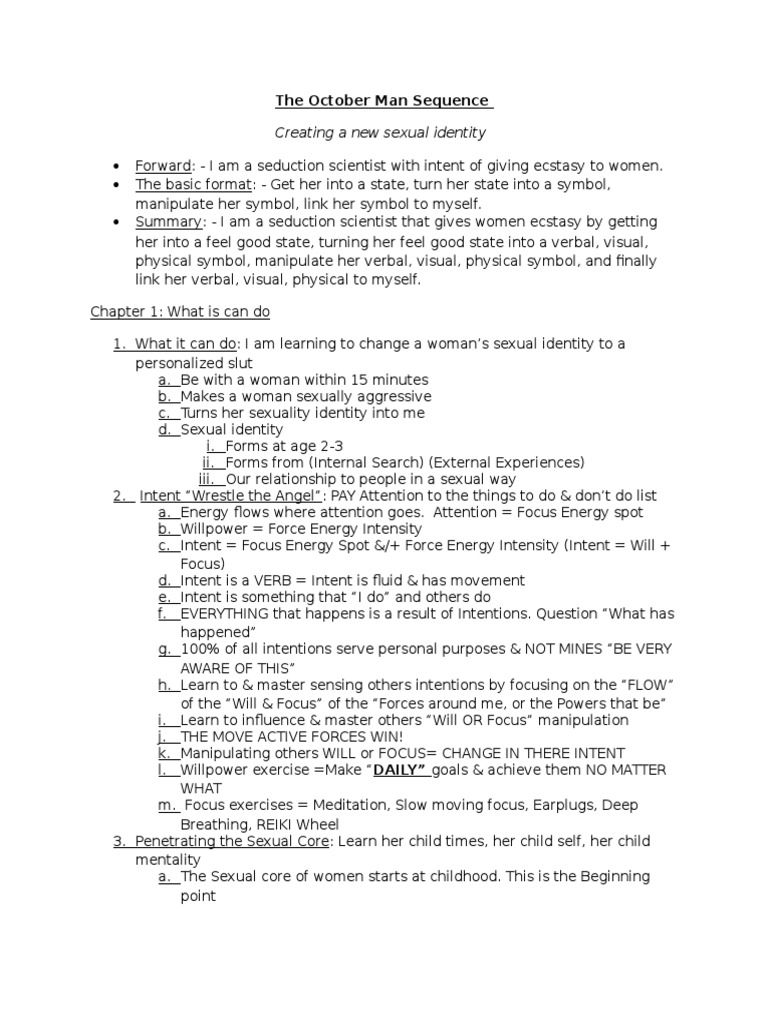 The October Man Sequence | PDF | Attention | Mind