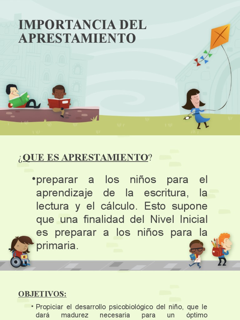 Importancia Del Aprestamiento