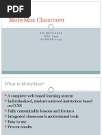 MobyMax Home Usage Guide | PDF | Teachers | Behavior Modification
