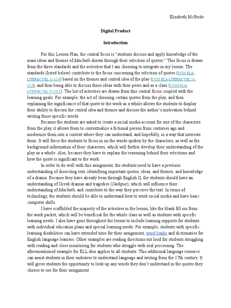 Digital Product: Ccss - Ela-LITERACY - RL.11-12.4 Ccss - Ela-Literacy ...