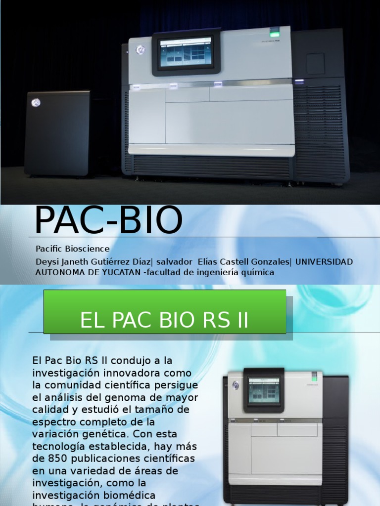 Pac Bio | PDF | Secuencia ADN | Ciencias de la vida