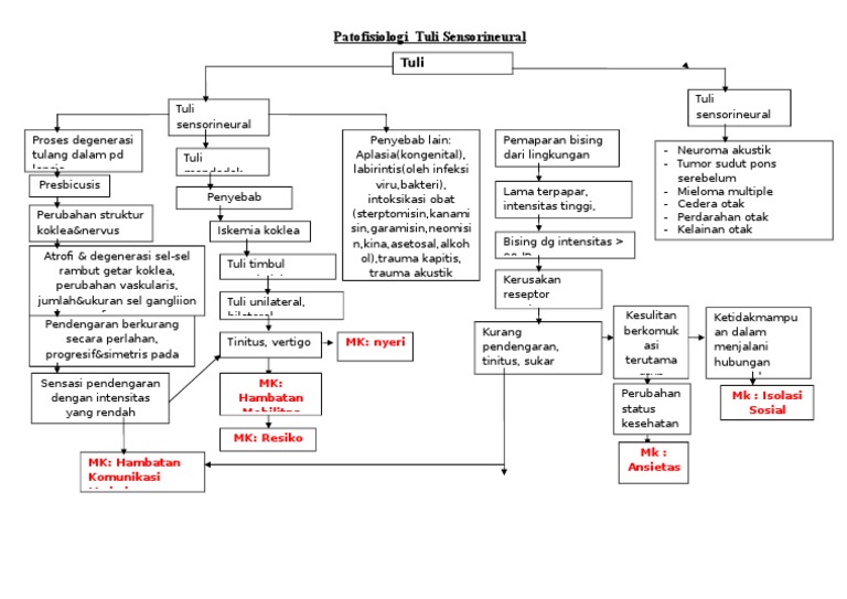 Patofisiologi Tuli Sensorineural dan Penyebabnya | PDF | Sains & Matematika