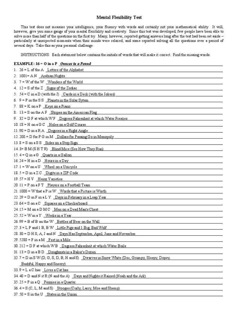 Mental Flexibility Test - Answers.pdf