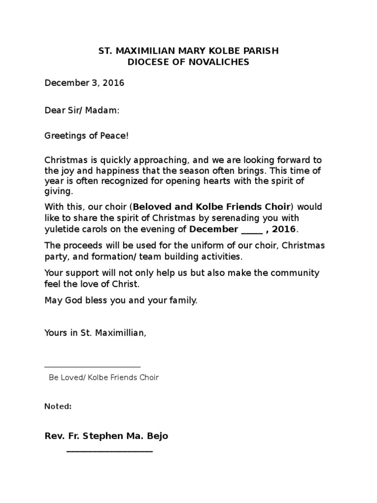 Letter Xmass Caroling | PDF