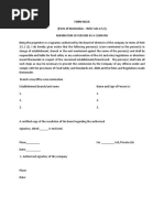 FSSAI Form IX: Nomination Template | PDF | Law