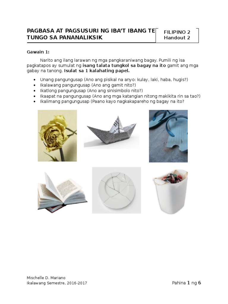 Handout 2 Final | PDF