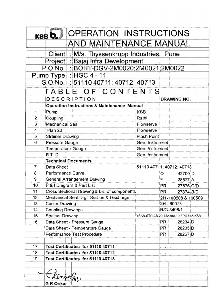 BFP Manual | PDF | Pump | Bearing (Mechanical)