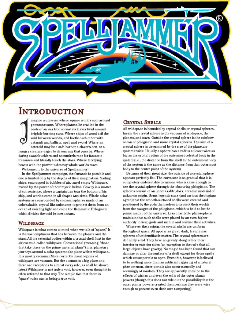 D&D 5E Spelljammer | Ships | Nature