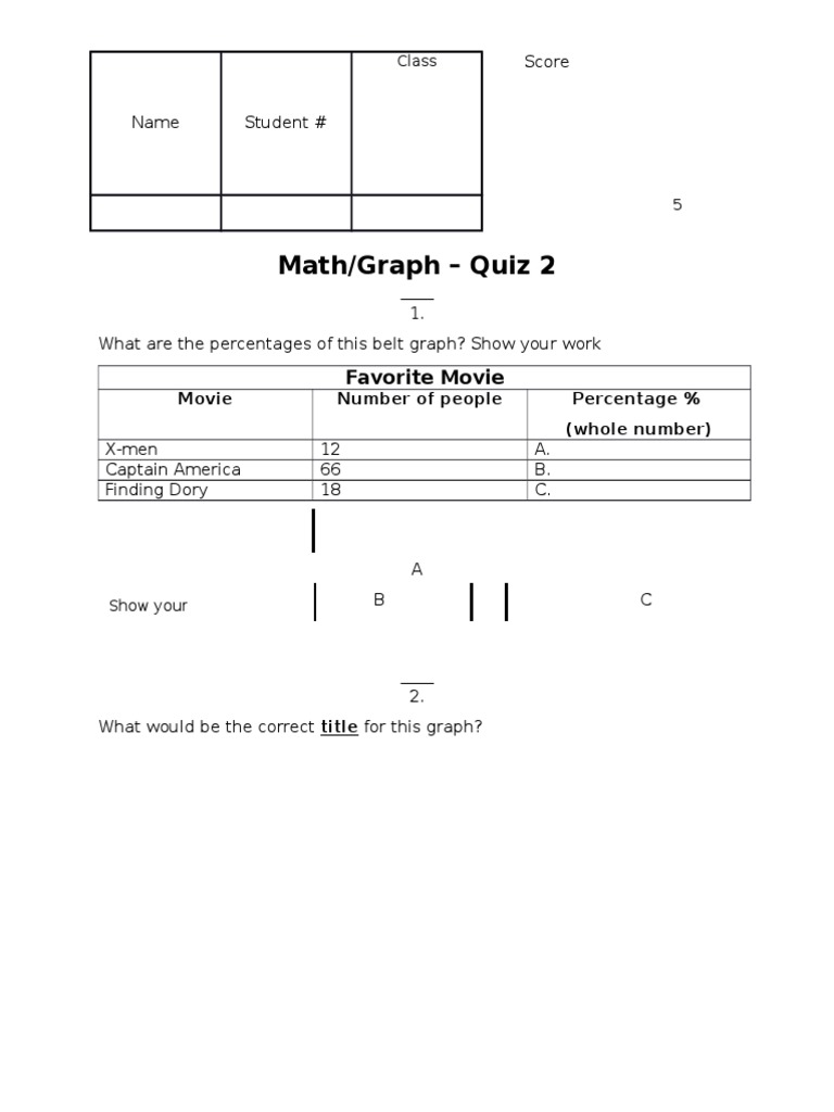 Graph Quiz 2 | PDF