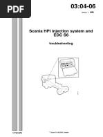 Fault Codes, Scania Engine: Section | PDF | Diesel Engine | Throttle