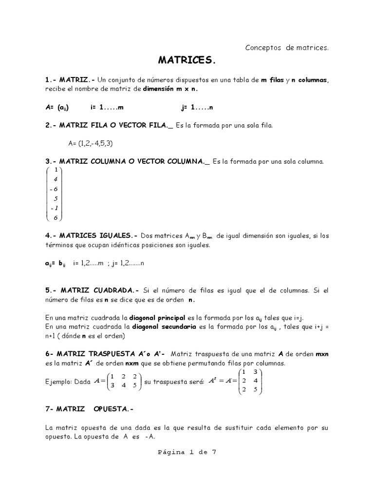 Matriz de 3x3 | PDF | Matriz (Matemáticas) | Multiplicación