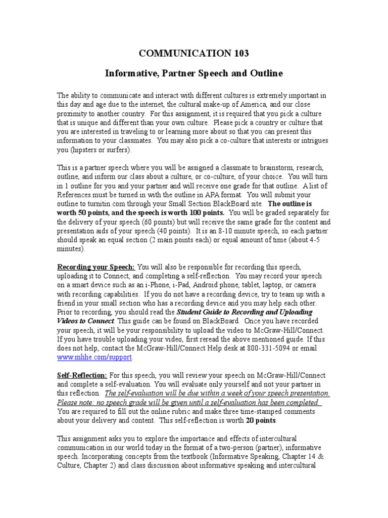 Intercultural Communication Speech Guide | PDF | Social Science