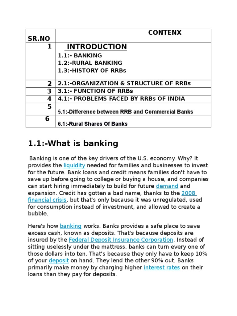 Rural Banking | Download Free PDF | Banks | Banking