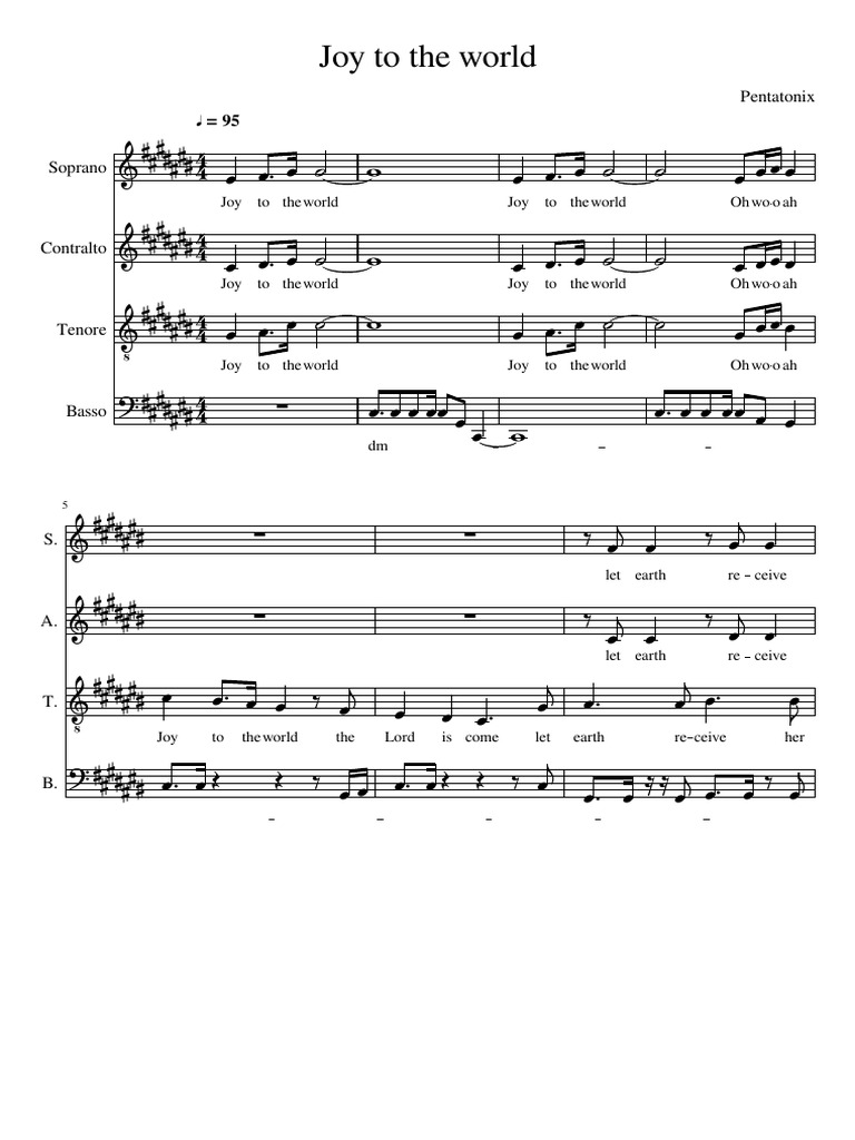 Joy to the World Sheet Music | PDF